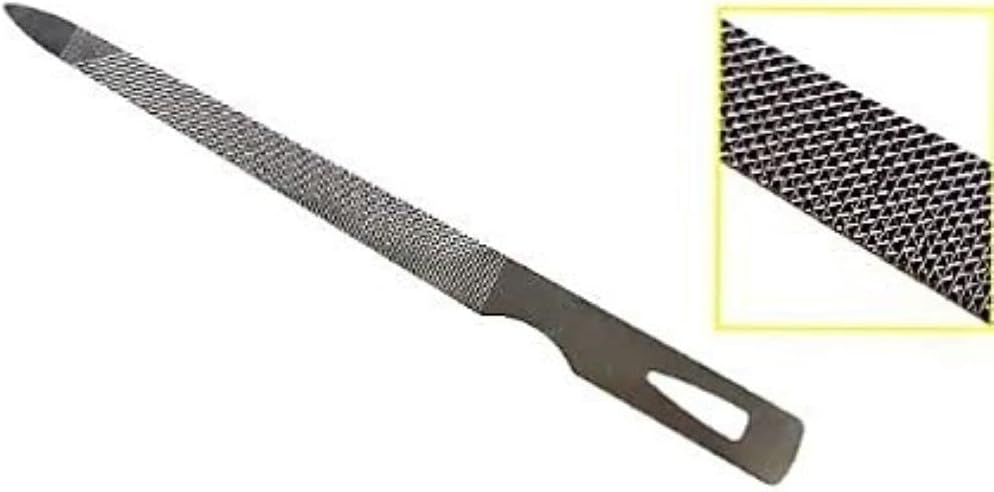 Amazon.com : 5 Inch Stainless Steel Triple Cut Nail File for ...
