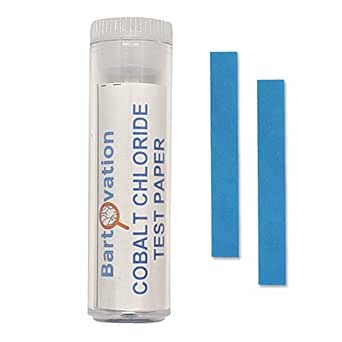 Cobalt Chloride Test Papers (1 vial of 100 strips) : Amazon.in ...