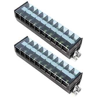 Ubersweet® Wire Barrier Block, Wire Terminal Block 2PCS 660V 60A ...
