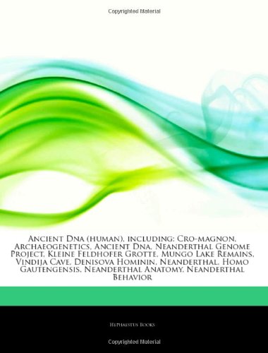Amazon | Articles on Ancient DNA (Human), Including: Cro-Magnon ...