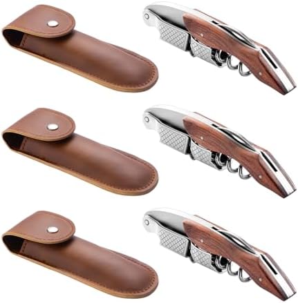 Amazon.com: Professional Waiter Corkscrew Wine Key for Bartenders Set ...