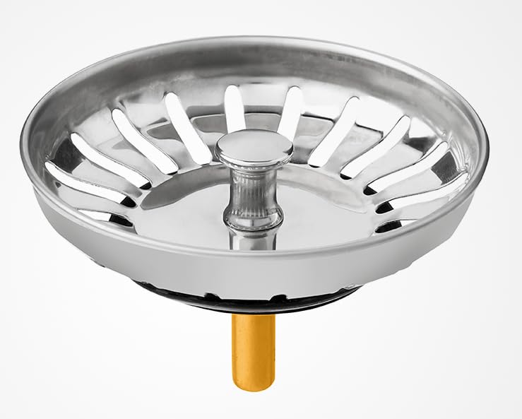 Ultra Kitchen Sink Strainer Plug - Stainless Steel, Thick & Durable ...