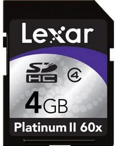 Amazon.com: Lexar SD4GB-60-709 4GB Platinum II Secure Digital : Electronics