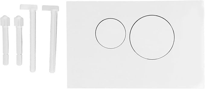 HERCHR Flush Plate,Square Pneumatic Toilet Concealed Cistern Large ...