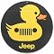 Amazon.com: Jeep Grille Duck Metal Sign - Fun Jeep Duck Wall Decor for ...