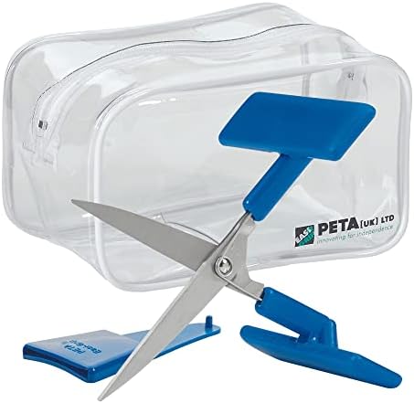 PETA Easi-Grip Push Down Table Top Scissors - Stainless Steel 75mm ...