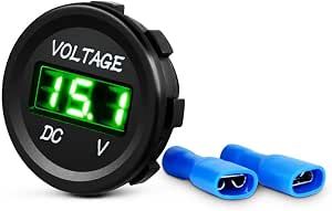 Nilight LED Digital Display Voltmeter Panel 12VDC Waterproof Digital ...