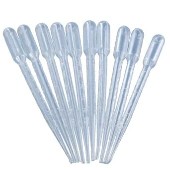 10 Pcs Transfer Pipettes Makeup Pipettes Dropper Plastic Laboratory ...