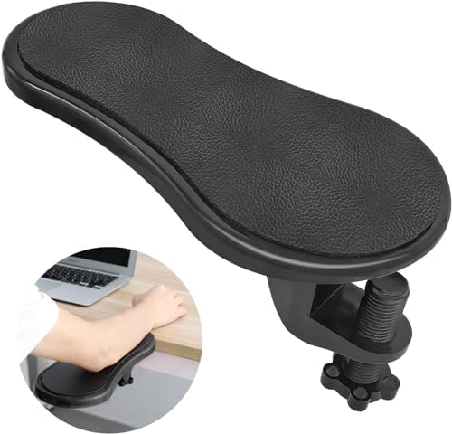 BONTEC Ergonomic Arm Rest for Desk, Rotating Wrist Rest Holder with ...