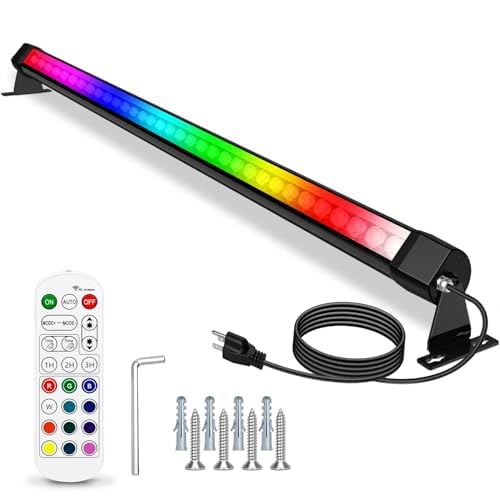 Amazon.com: nanzgecc RGB Wall Lights, 72W Dimmable Led Wall Washer ...