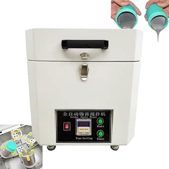 Amazon.com: INTSUPERMAI Automatic Solder Paste Mixer Solder Cream Mixer 4 Stirring Apparatus SMT ...