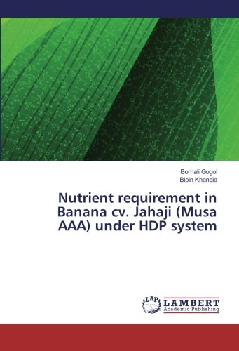Buy ent requirement in Banana cv. Jahaji (Musa AAA) under HDP system ...
