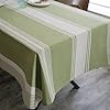 Amazon.com: ArtBud Burlap Cotton Linen Table Clothes Farmhouse ...