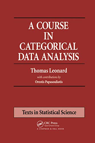 Ebook – A course in categorical data analysis First edition Edition (PDF Instant Download ...