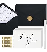 Amazon.com : AZAZA 48 PCS Thank You Cards with Envelopes 4x6, Green ...