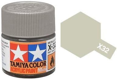 Amazon | Tamiya x32 81532アクリルミニx32チタンシルバー1 / 3 oz 10 ml | カラー塗料 通販