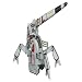 Star Wars The Clone Wars Republic AV-7 Mobile Cannon Vehicle, Figures ...