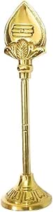 Amazon.com: RSGM Brass Traditional Lord Murugan Stand Vel - 4 Inches ...