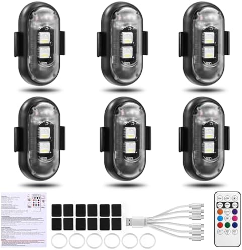 Amazon.com: ANKI HAPPIGO 5PCS LED Strobe Drone Lights,7 Colors Drone ...