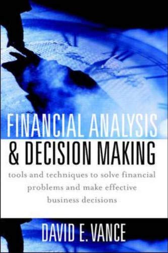 Buy Financial Analysis and Decision Making Book Online at Low Prices in ...
