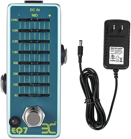 Amazon.com: EX 7 Band EQ Mini Equalizer Guitar Pedal and Tip Negative ...