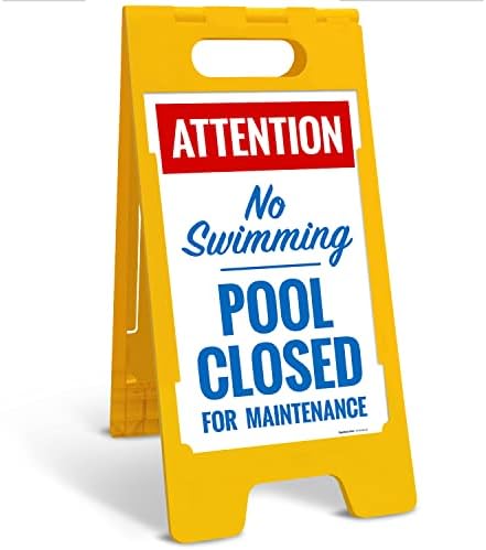 Amazon.com: Sigo Signs Attention Pool Closed for Maintenance No ...