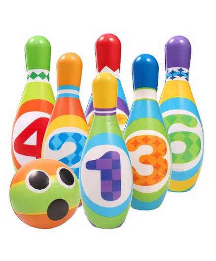 Kids Foam Bowling Set - Multicolour : Amazon.in: Toys & Games