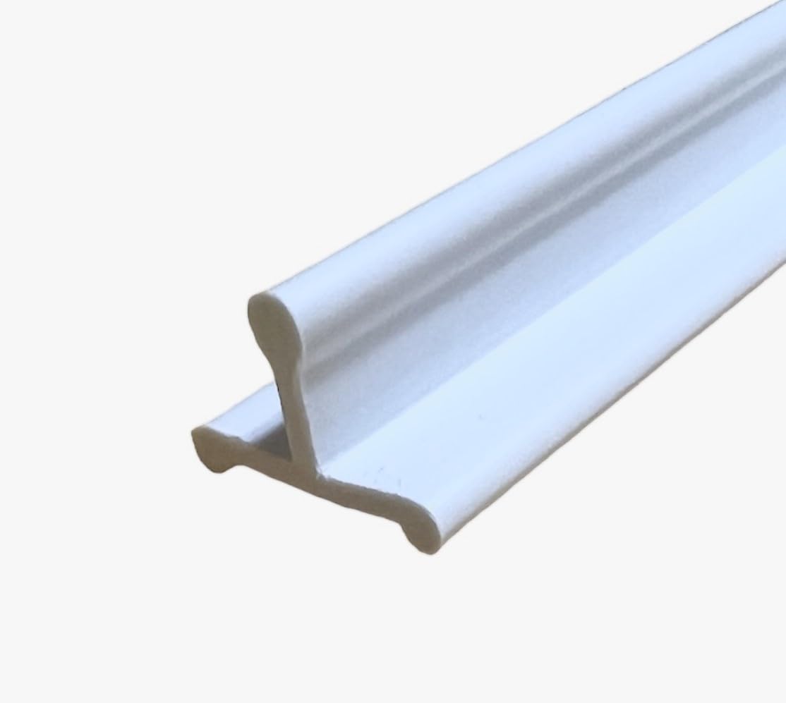 Sliding Screen Track 96" White Vinyl - Amazon.com