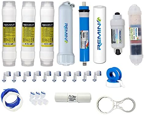 AQUA D PURE Complete RO Service Kit with 80 GPD Dry RO Membrane ...