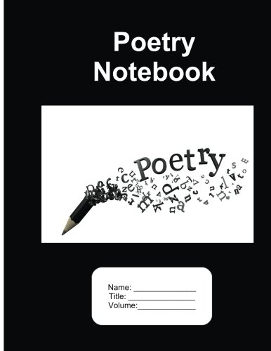 Poetry Notebook. 250 Pages Lined Paper. 8.5"x11": The Notebook Factory ...