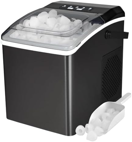 Koolatron Countertop Ice Machine | Portable Ice Maker | 9 Ice Cubes ...