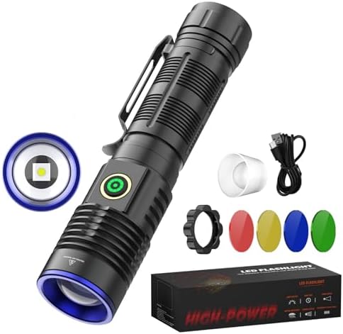 ULTRAFIRE C8 Single Mode LED Mini Flashlight 1000 High Lumen Tactical ...