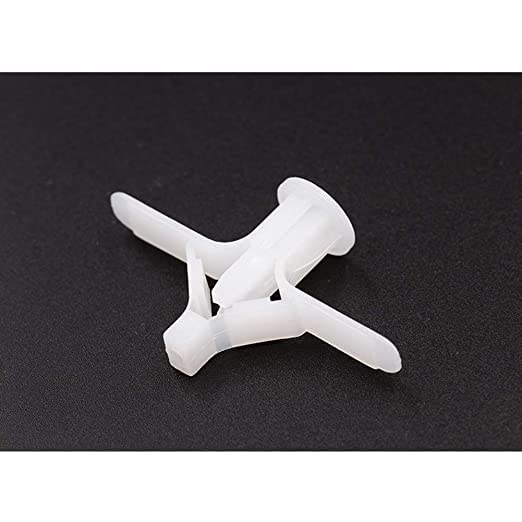 TheMujtaba Nylon Toggle Dry Wall Anchor Butterfly Plug, White, 10X32 mm ...
