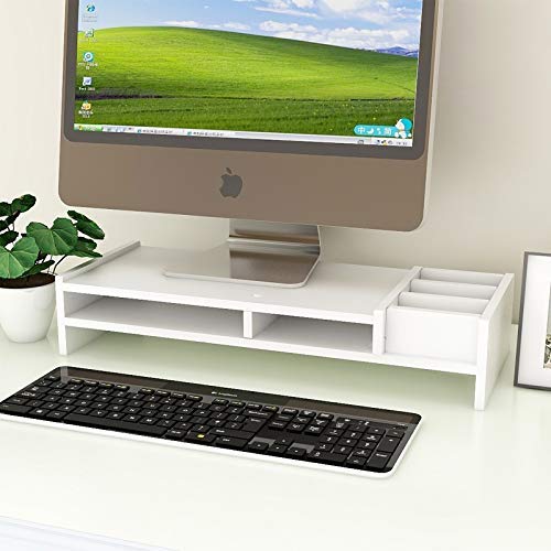 Buy Akszone Engineered Wood Desk Top Computer Monitor Stand with ...