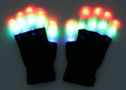 Zicome Led (Gloves Finger Shining) Style Party Light Show Gloves 6 ...