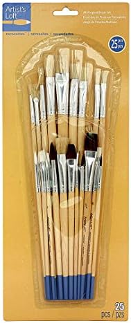 Artists Loft Necessities All-Purpose Brush Set : Amazon.co.uk: Home ...