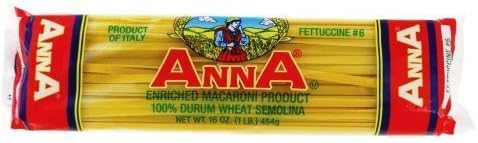 Amazon.com : Anna - Italian Mafaldine Pasta N. 16, (4)- 16 oz. Pkgs ...
