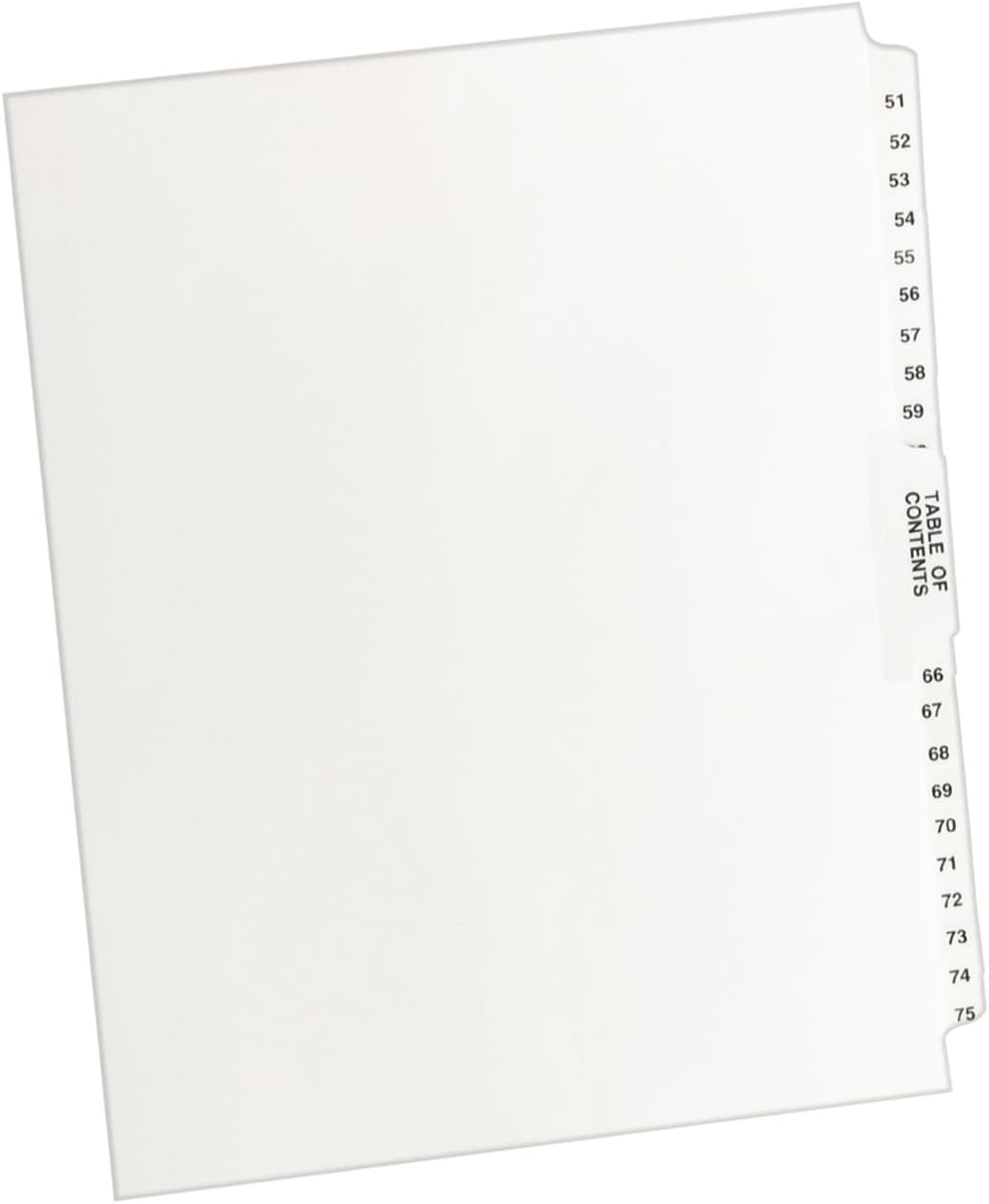 Amazon.com : Avery 26-50 Legal Exhibit Dividers for 3 Ring Binders, 25 ...