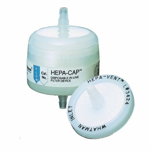 Whatman 2709T Hepa-Cap 75 Polypropylene In-Line Venting Filter, 60 psi ...