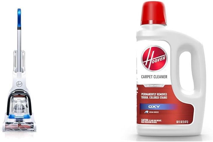 Hoover PowerDash Pet Compact Carpet Cleaner Machine, FH50700 50 oz Oxy ...