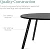 Amazon.com - Best Choice Products Round Mid-Century Modern 35.5in ...