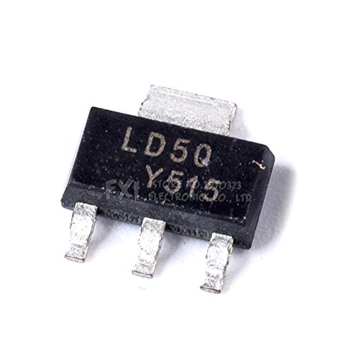 10PCS LD1117S50TR LD1117S50 SOT-223 SOT LD50 SMD New Original: Amazon ...