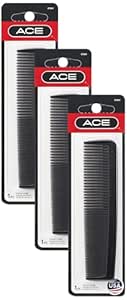 Amazon.com : GOODY ACE Hair Comb,5-Inch Fine Tooth Pocket Comb,Black (Pack of 3) : Beauty ...