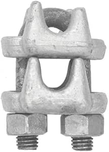 Piggy-Back Wedge Socket Rope Clips - 7/8" forged piggy backwedge socket ...