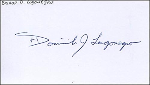Amazon.com: Bishop Dominick J. Lagonegro - Signature : Collectibles ...