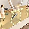 Amazon.com: Wallercity Flexible Gold Mirror Sticker Peel and Stick ...