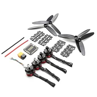 HUIOP Motor sin escobillas 2205 2300KV con 30A BLHeli_S ESC 5045 Kits ...