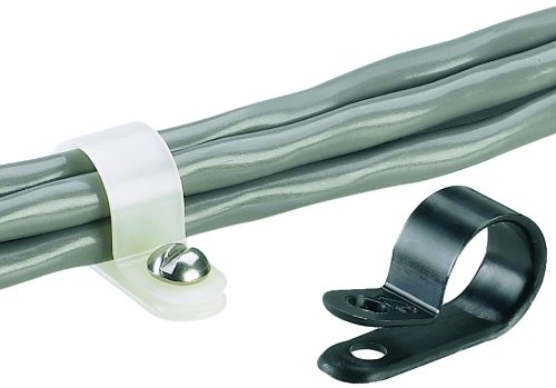 Panduit CCH62-S10-C Fixed Diameter Cable Clamp, Nylon 6.6, Natural, #10 ...