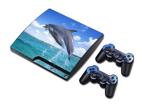 Amazon.com: Vinyl Decal Skin/stickers Wrap for Ps3 Slim Play Station 3 ...