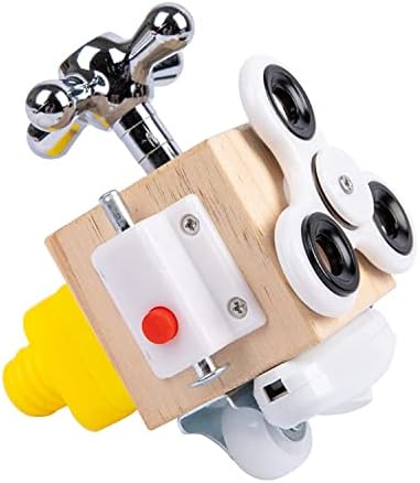 Taicols Busy Cubes, Wooden Busy Board Activity Cube, Early Educational ...